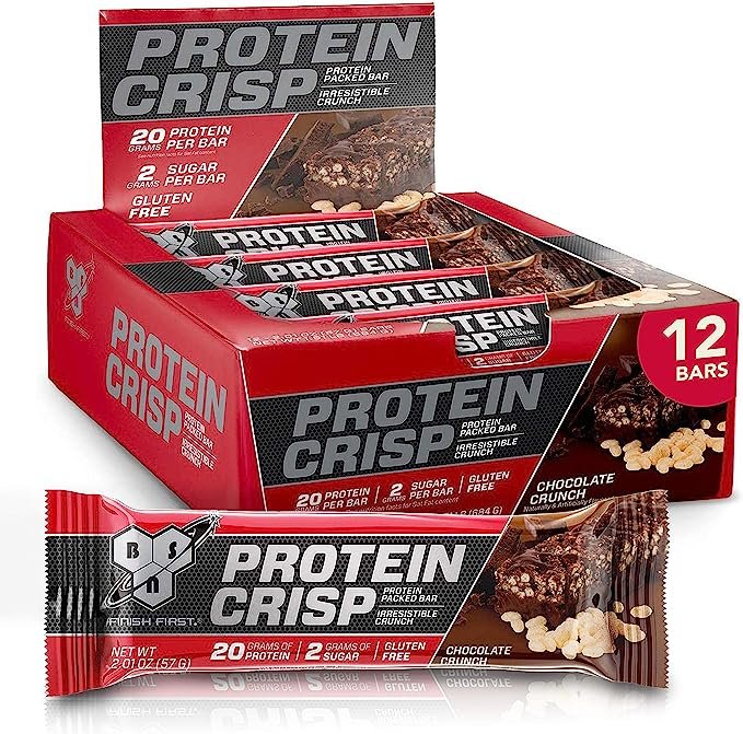 BSN Protein Bars - Protein Crisp Bar 55g - topfitprotein