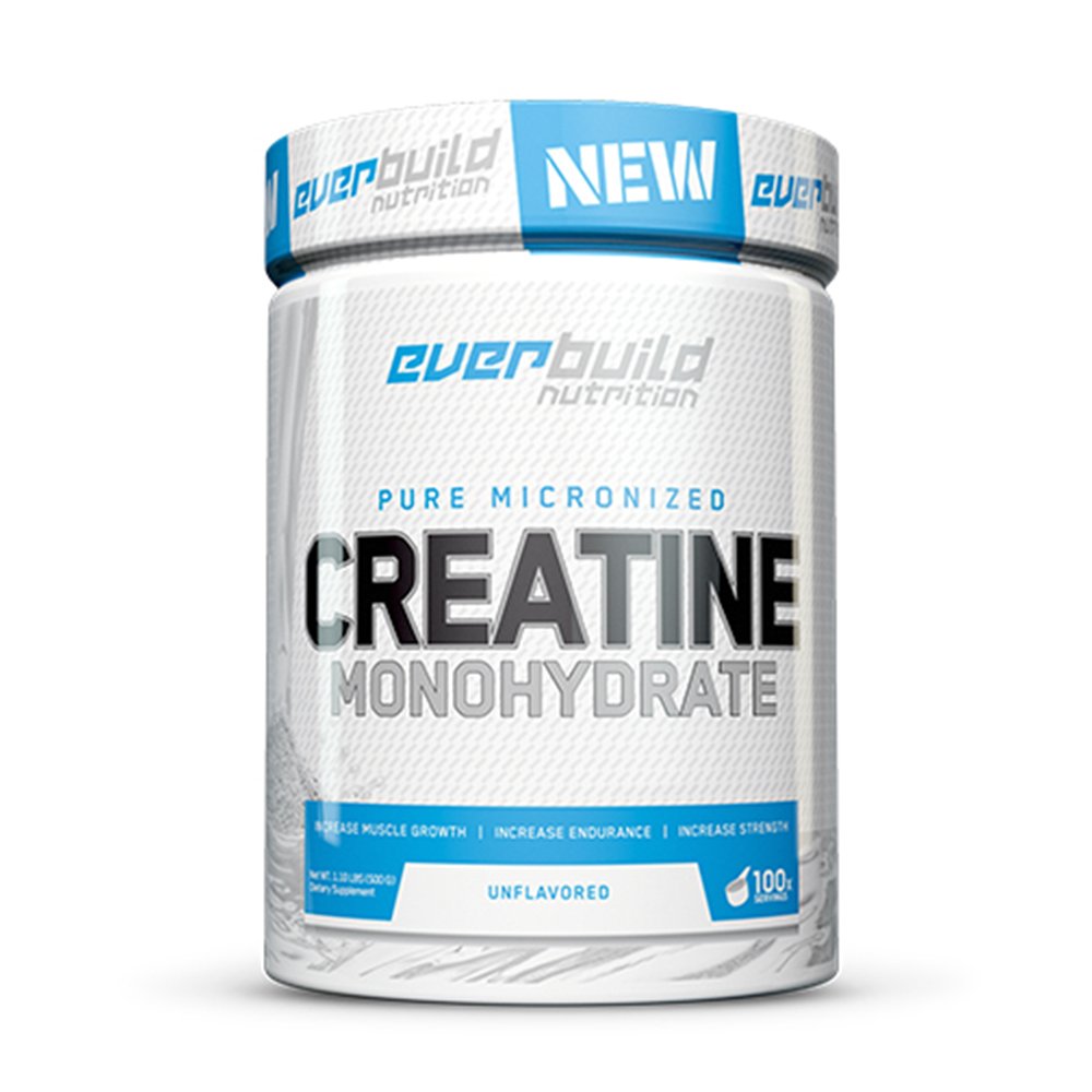 EVERBUILD Creatine Monohydrate powder - 500 g | 100 Serving