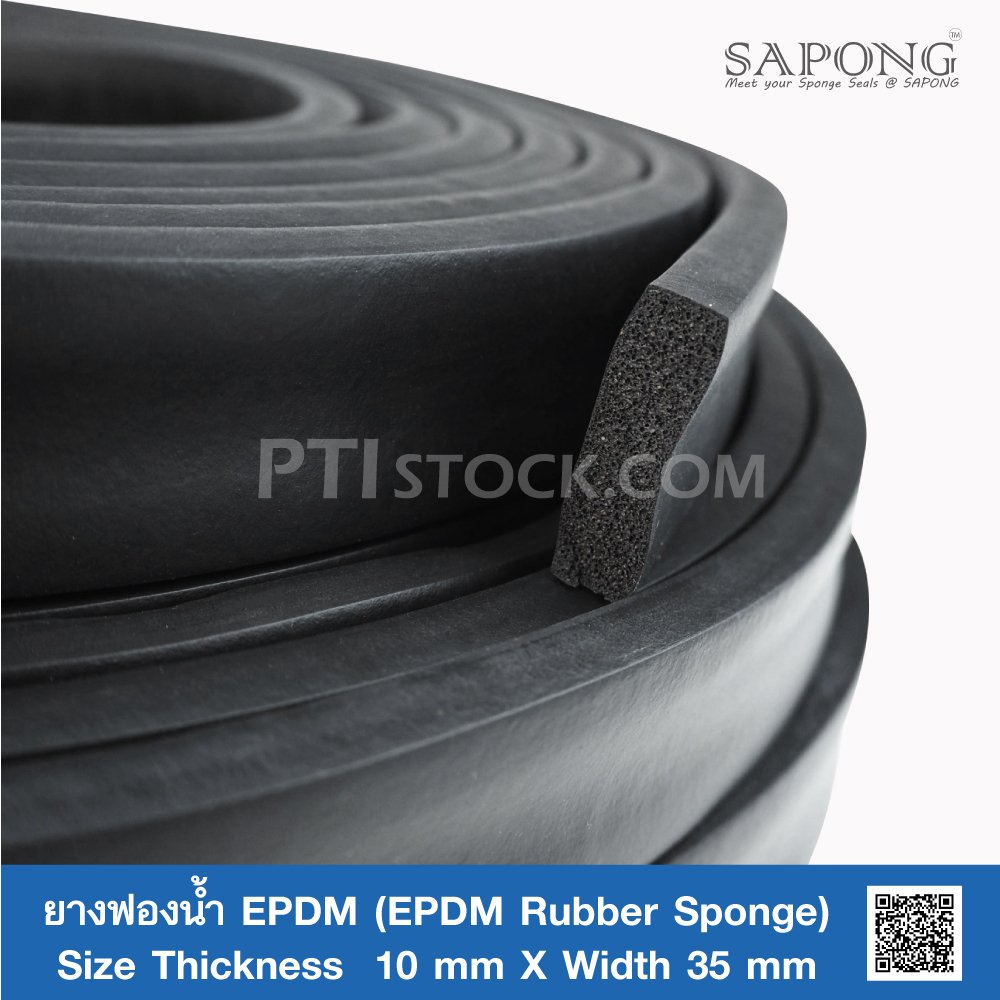 EPDM Sponge Rubber 10x35 mm.