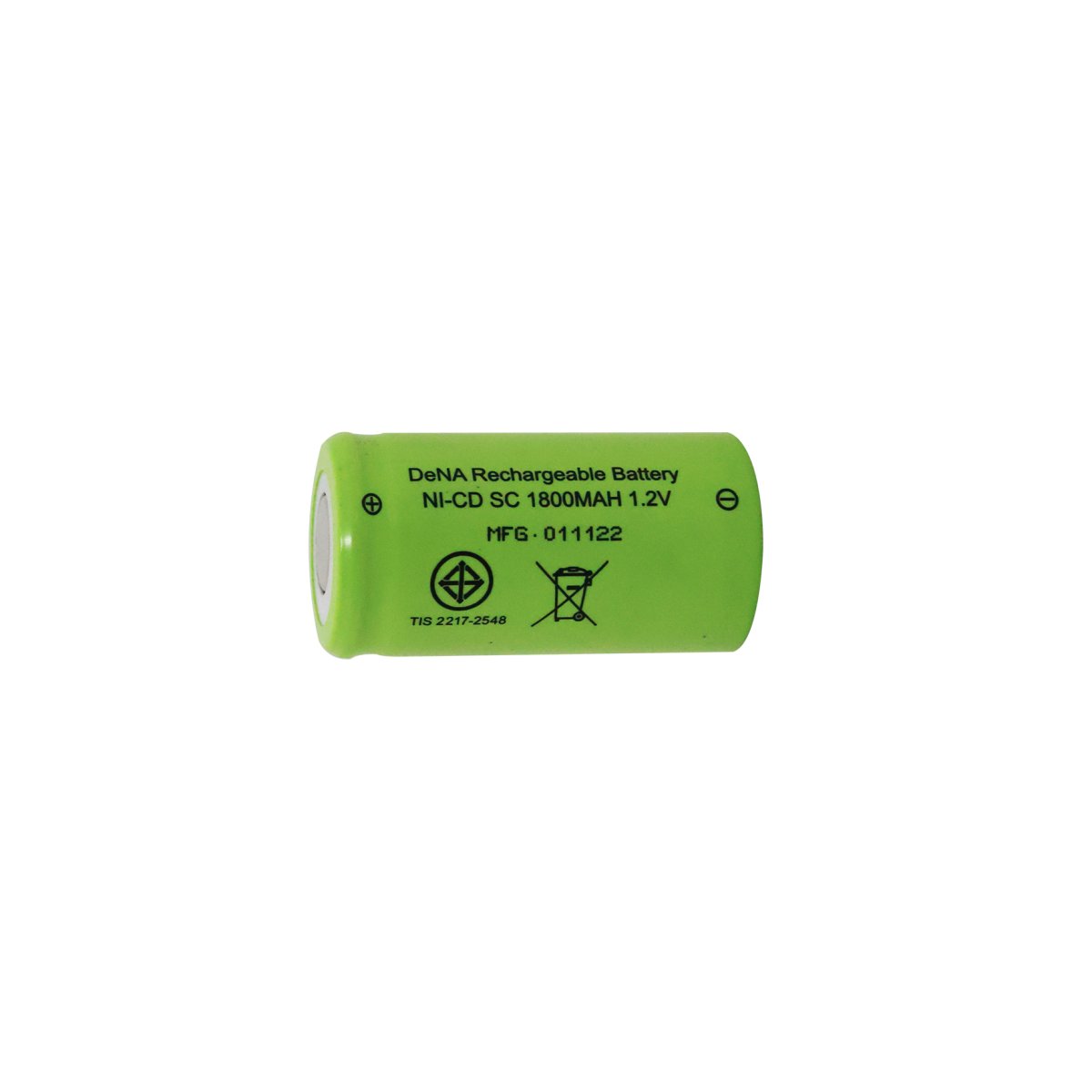 DeNA Rechargeable Battery NI-CD SC 1.2V 1800MAH - dena