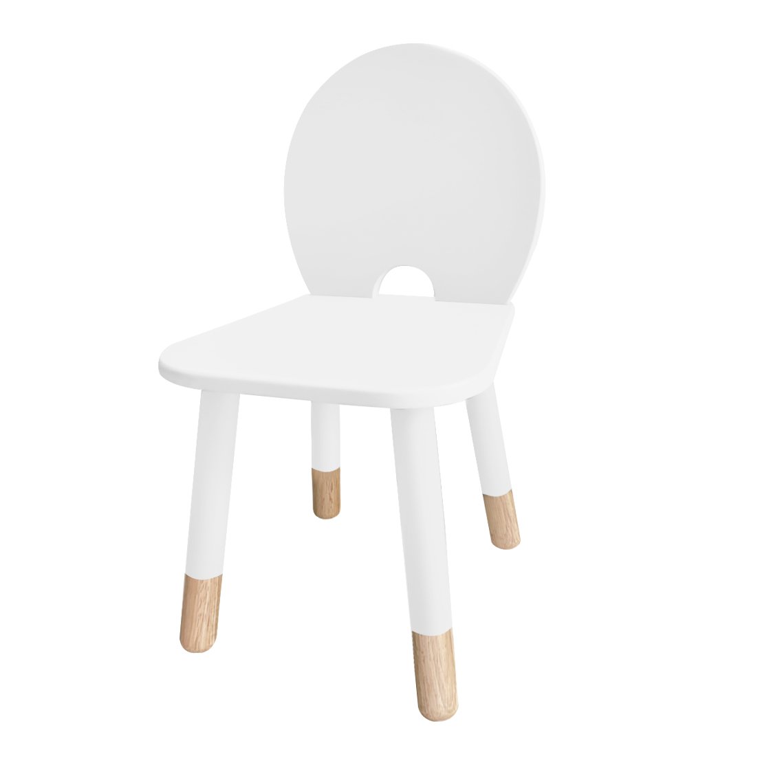 COTTON WHITE MACARON CHAIR - littlethinksco