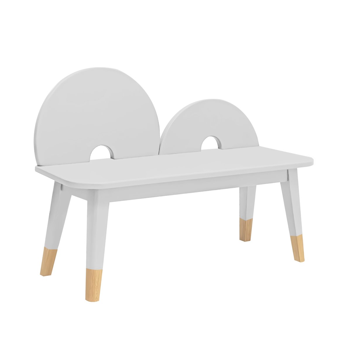 DOVE GREY - MACARON BENCH