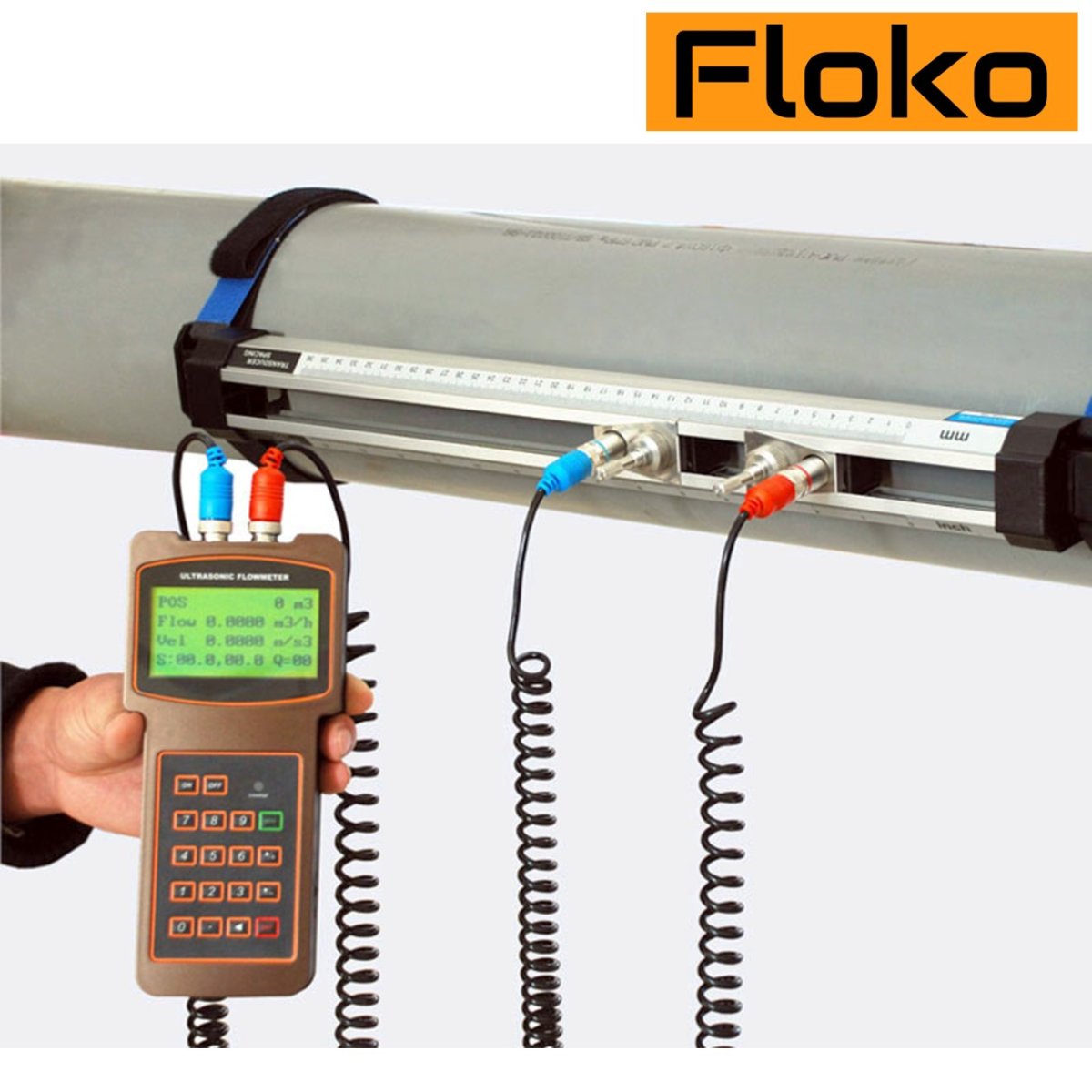 Floko FM-200H ( Mounting Bracket Clamp on Sensor HS+HM (เซนเซอร์แบบราง ...