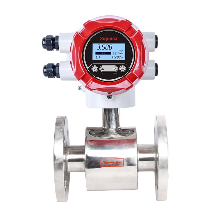 SUP-LDG Stainless steel body electromagnetic flowmeter เครื่องวัดและควบคุม Supmea Meacon Asmik ...