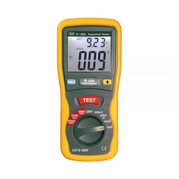 DT-5500 / CEM เครื่องวัดความต้านทาน INSULATION RESISTANCE TESTER / ราคา ...