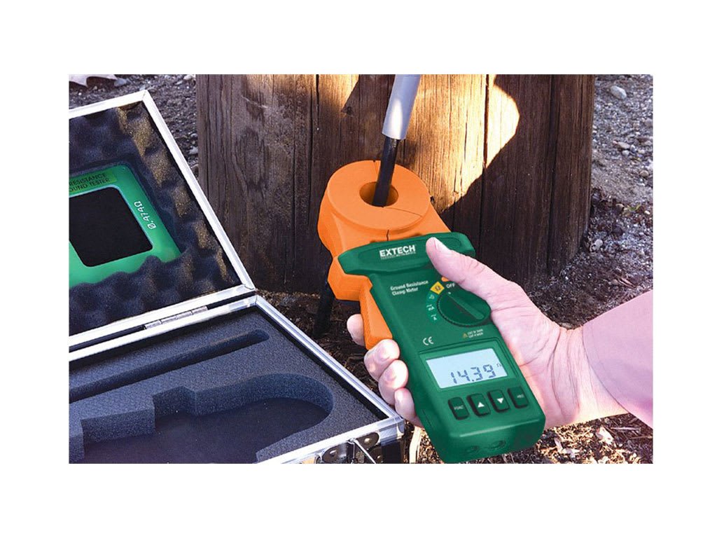 Extech 382357 , Digital Earth Ground Clamp Resistance แคล้มป์วัดความ ...