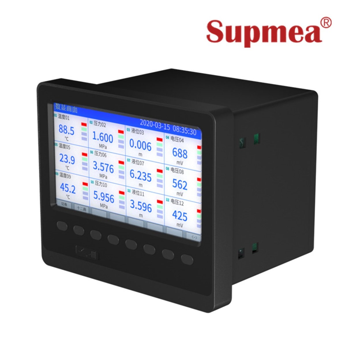 Supmea SUP-5000C (Multi input 8 Channel + RS-485 + Supply 220VAC ...