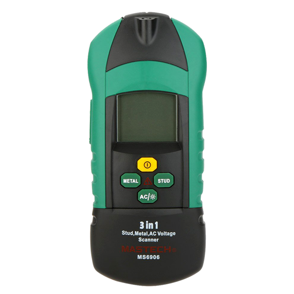 MASTECH MS6906 เครื่องหาโลหะแนวท่อในผนัง สแกนผนัง MASTECH MS6906 Stud Metal Finder: Accurate ...