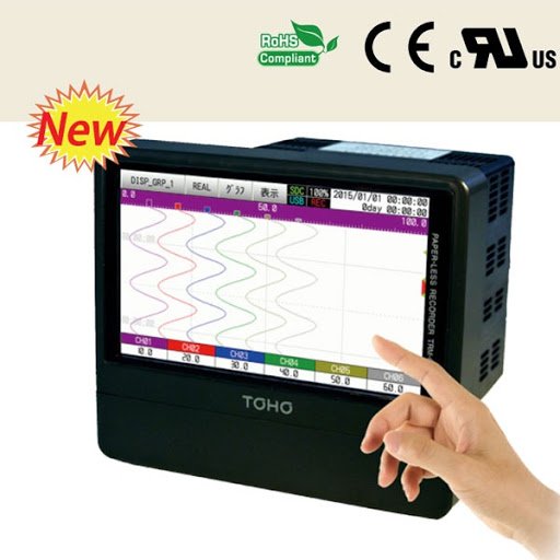 Paperless Recorder Model: TRM-00J,Brand: TOHO / ราคา - jtec-engineering