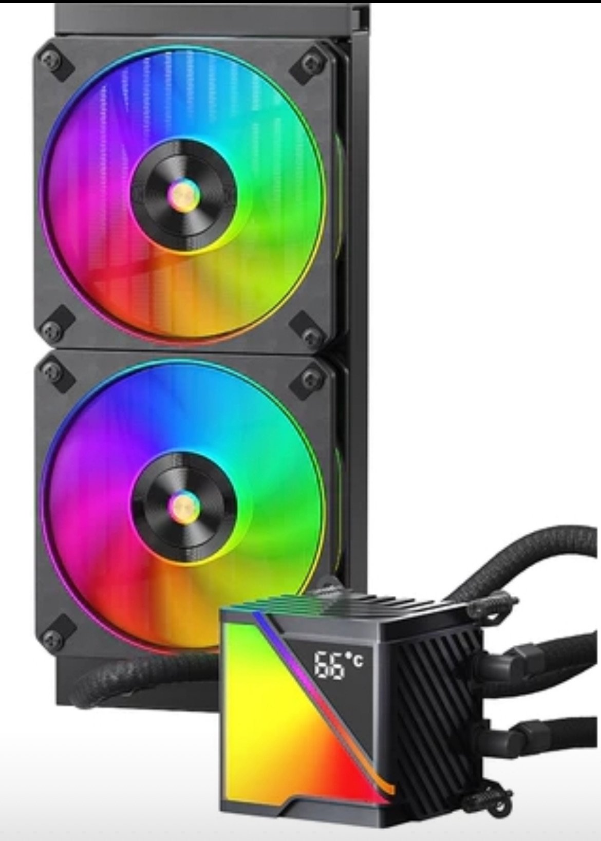CPU LIQUID COOLER 240 STELLAR REALM ARGB AIO JUNGLE LEOPARD (BLACK)