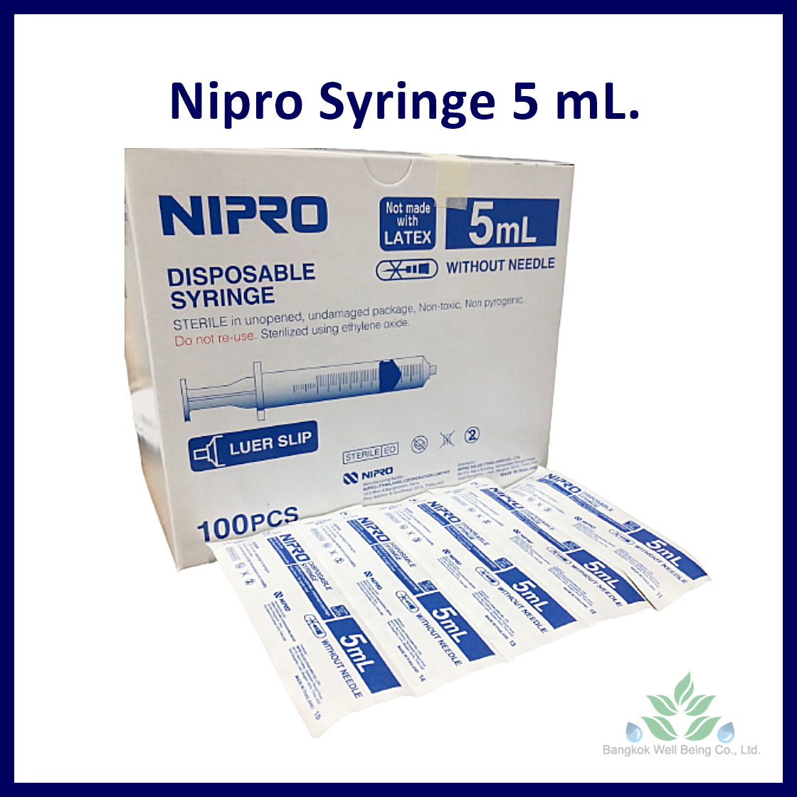 Nipro Syringe 5 mL. - bangkokwellbeing