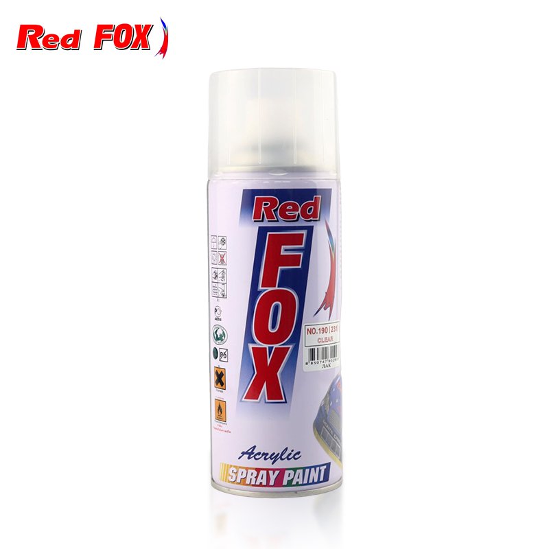 สีสเปรย์ Red Fox สีใส Clear No. 190 (231)