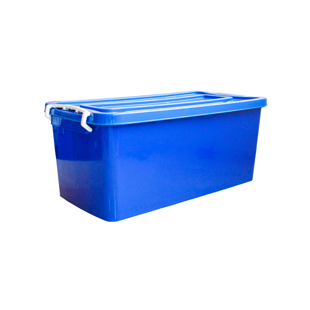 194A Plastic Box with Wheels and Lockable Lid [88 Liters]