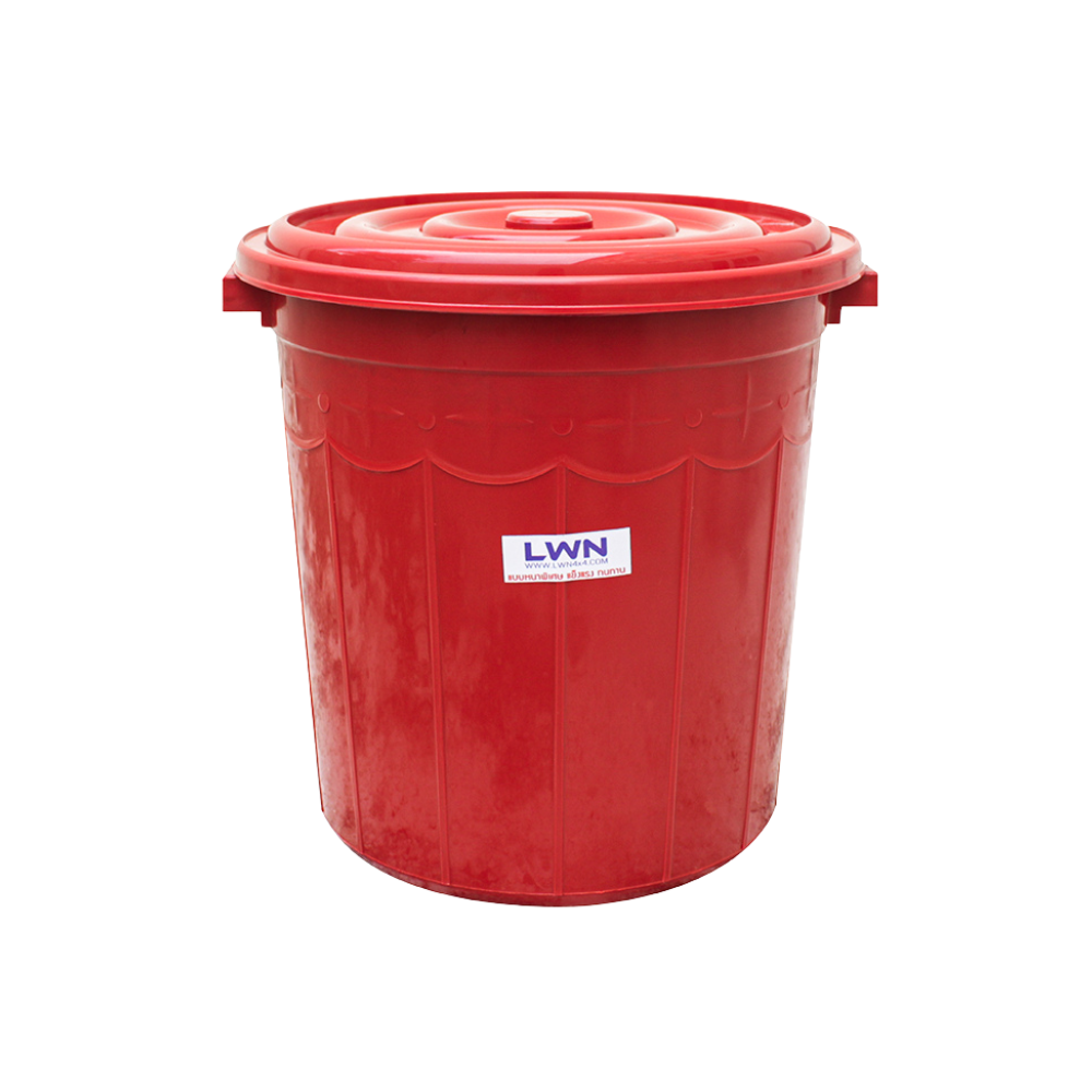 ถังน้ำพลาสติกมีฝา 20 ลิตร รุ่น 132AB คุณภาพดี - lwnlife