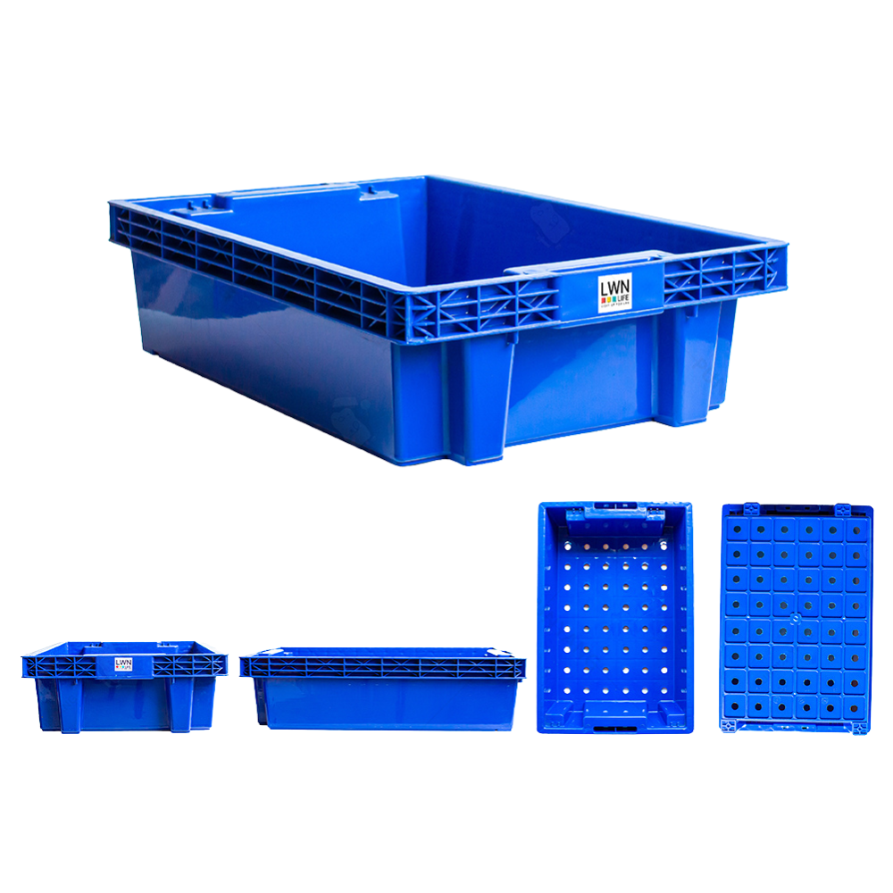 No.120B Stackable Perforated Rectangular Plastic Tray - lwnlife