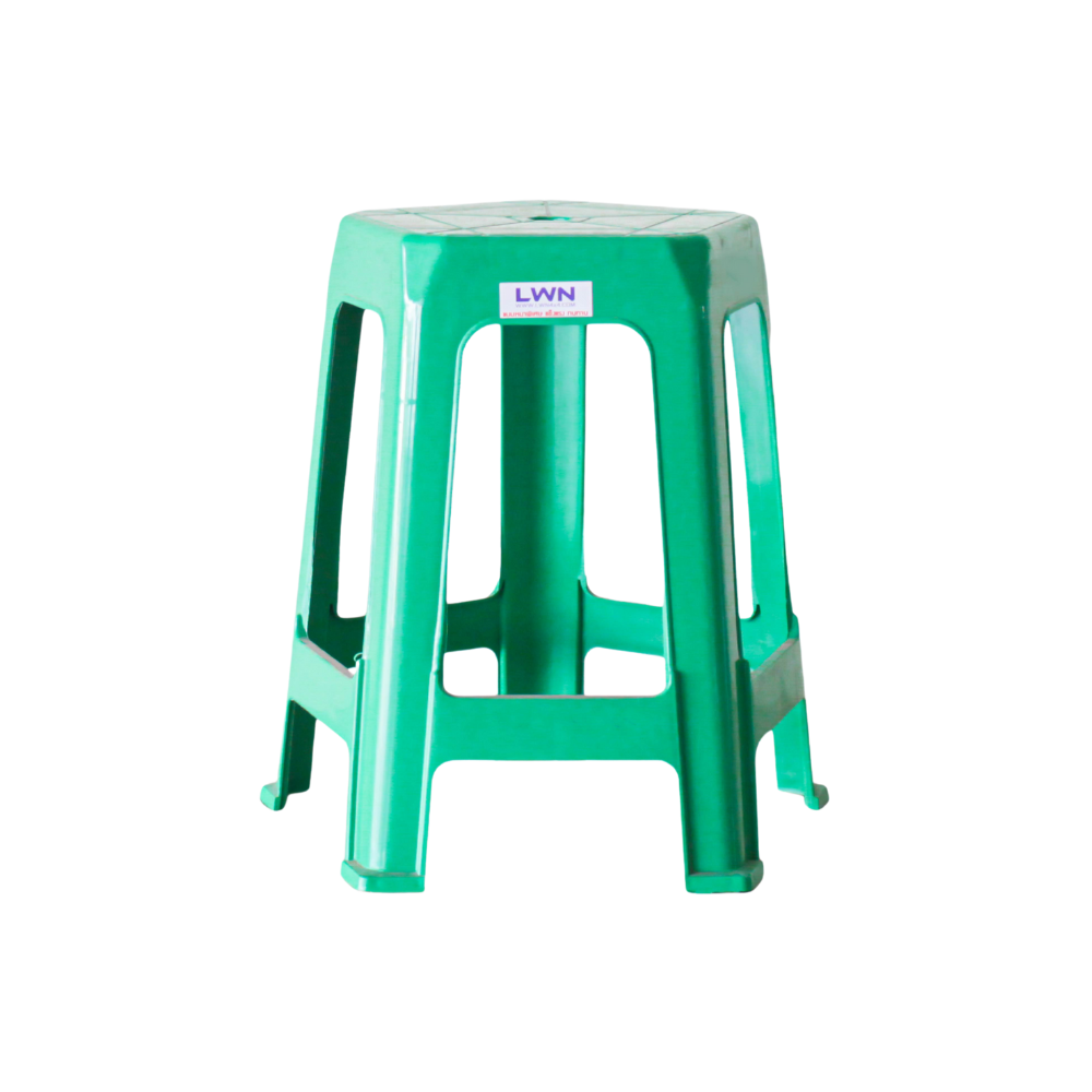 0020A 5-legged Plastic Chair without Armrests