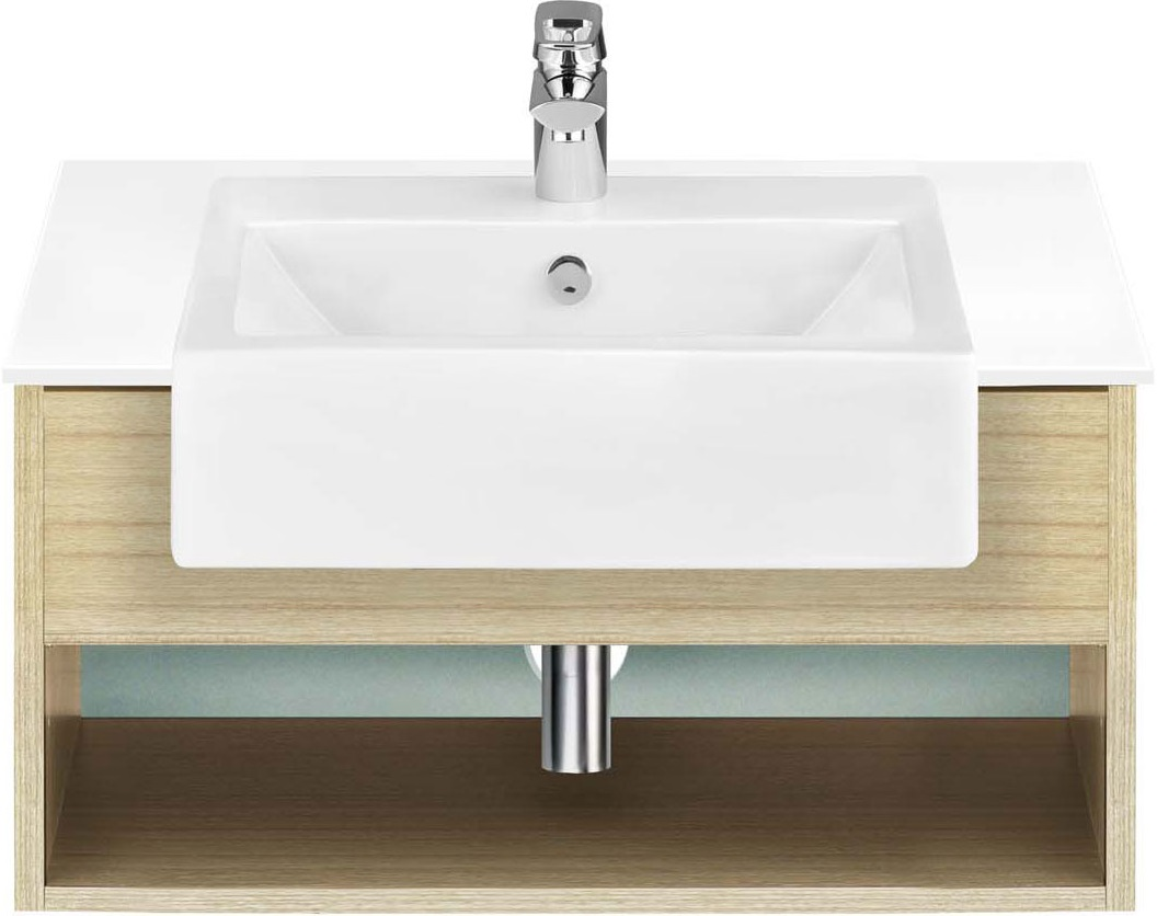 V0270 ตู้เก็บของใต้อ่างล้างหน้าแบบแขวนผนังสำหรับอ่าง PAVIS C02717 - br-2