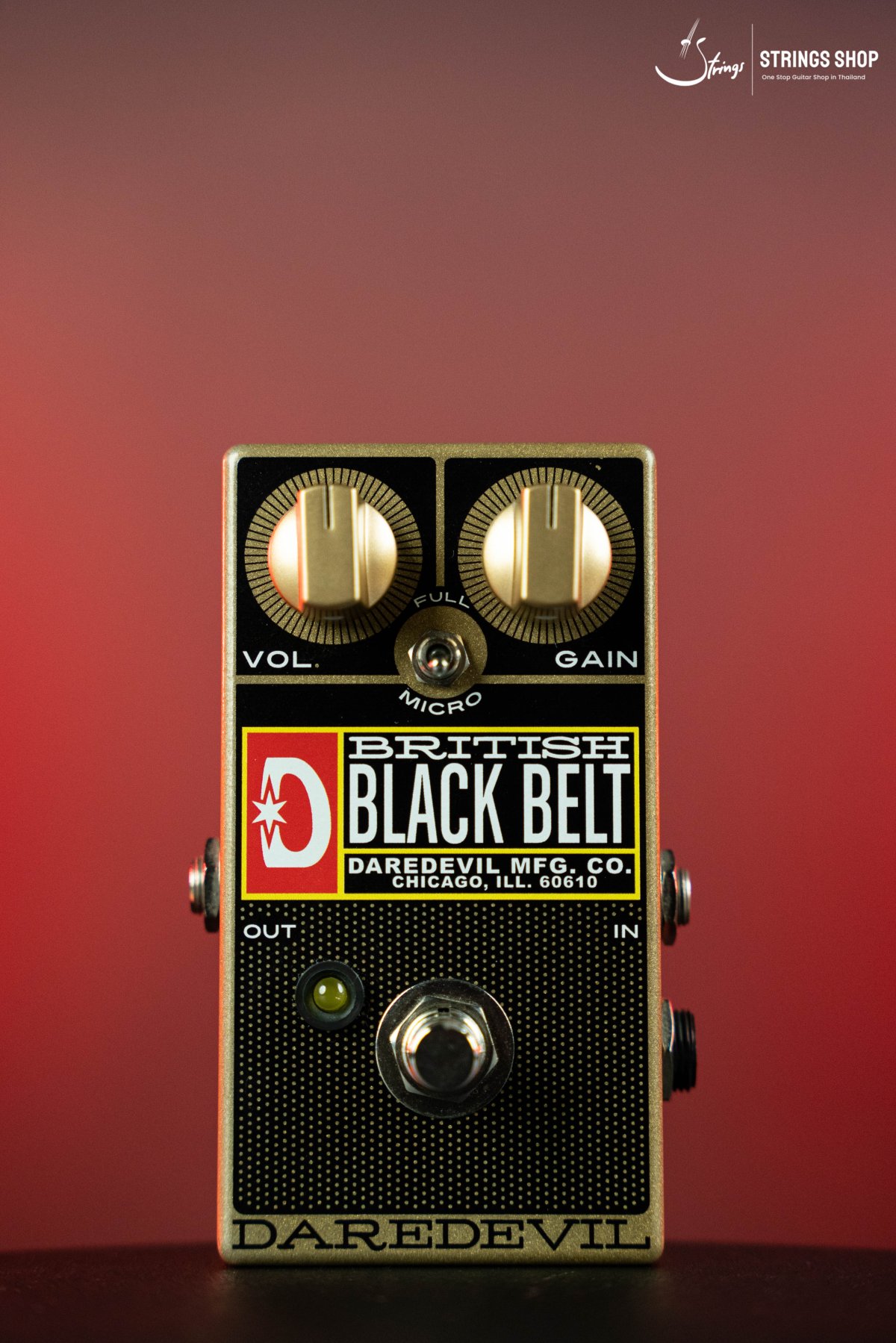 Daredevil British Black Belt - Gold