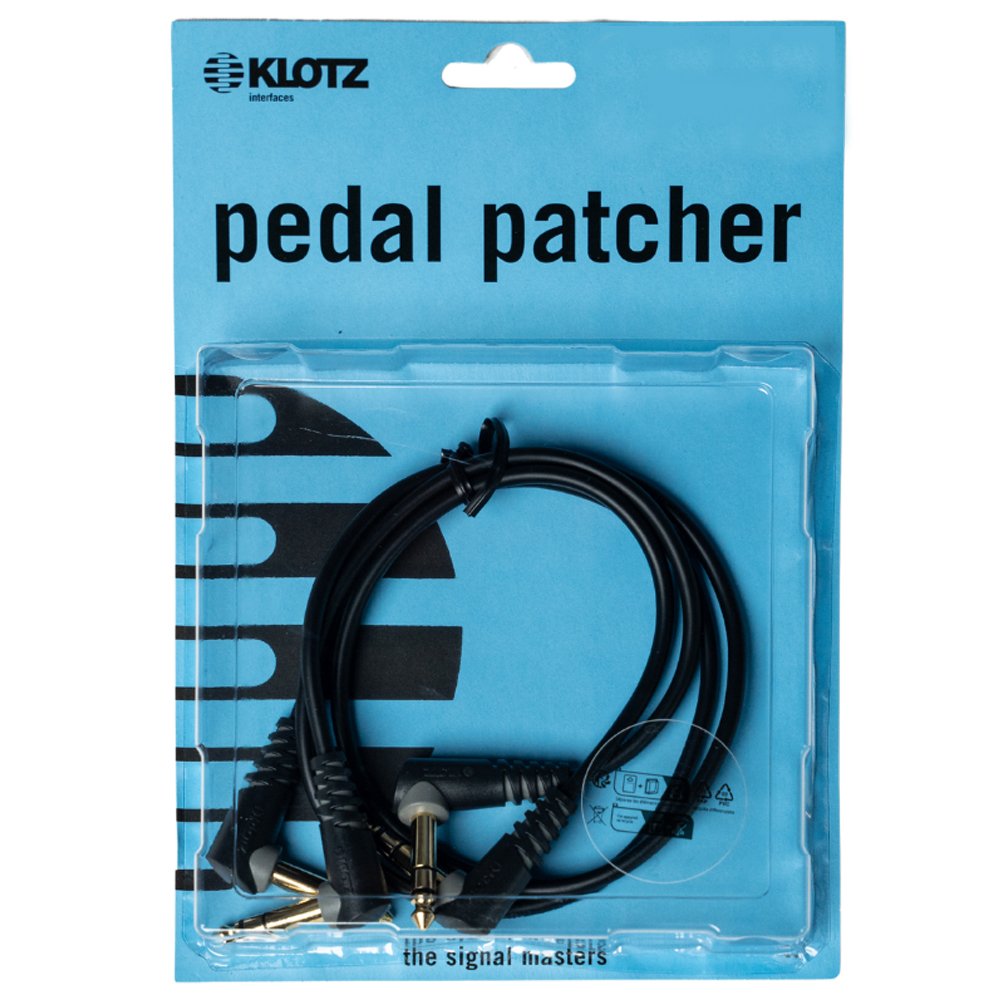 Klotz Cable balanced patch cable set with angled jack 60 cm
