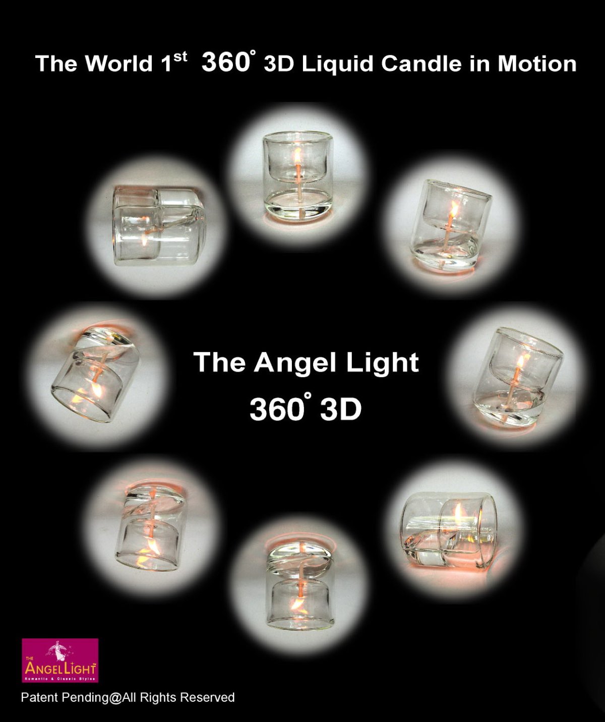 Angel Candle 360 - 3D - theangellight