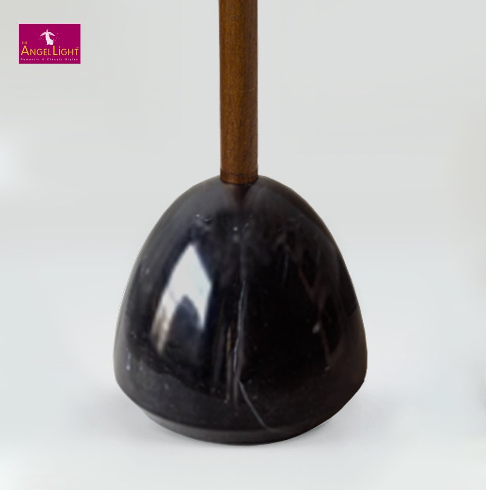 Base - Black Marble Cone D2 for Torch - theangellight