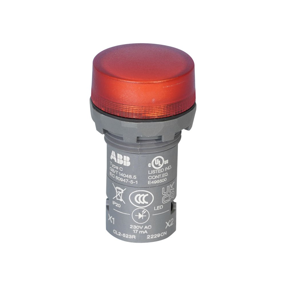 ABB Pilot Lamp,Red 220V 22mm