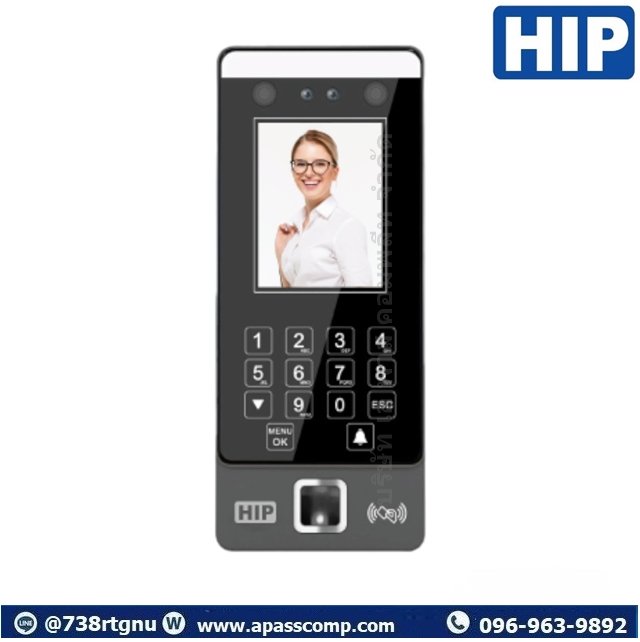 สแกนใบหน้า HIPCiF263-VL Faces,Fingerprints,Cards,Passwords