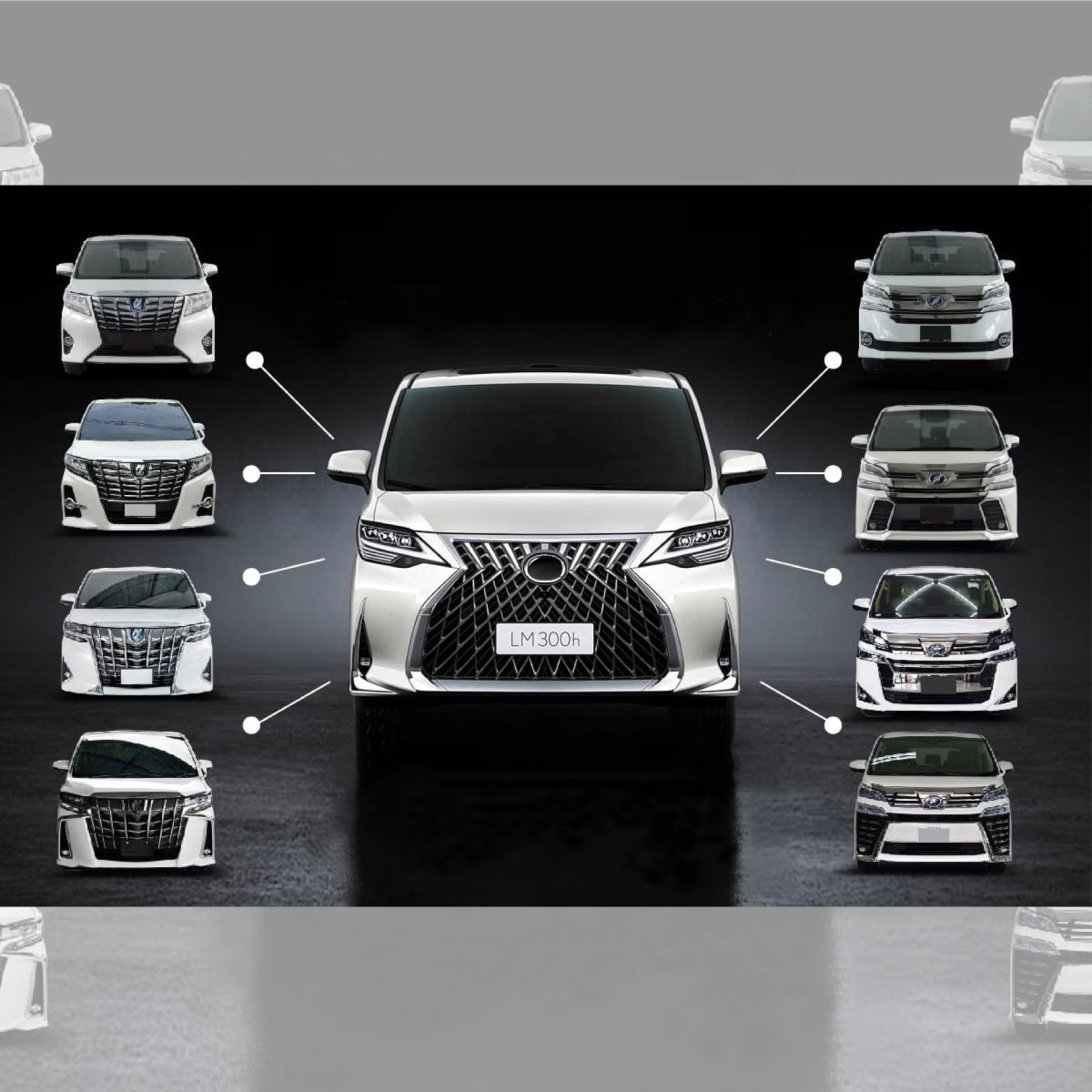 แปลงหน้ารถ ALPHARD VELLFIRE 30 แปลงหน้ารถยนต์ แปลงอัลพาร์ด เวลไฟร์เป็น ...