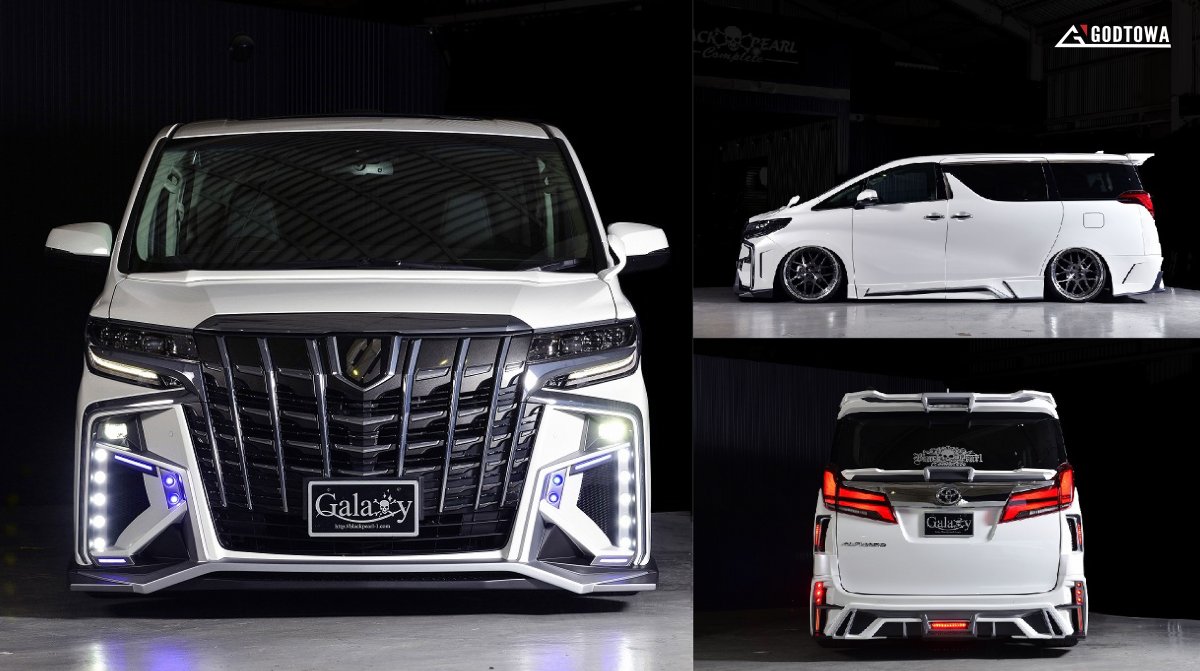 ชุดแต่ง alphard ปี 2015-2021 ชุดแต่ง BLACK PEARL ALPHARD BODY KITS ชุด ...