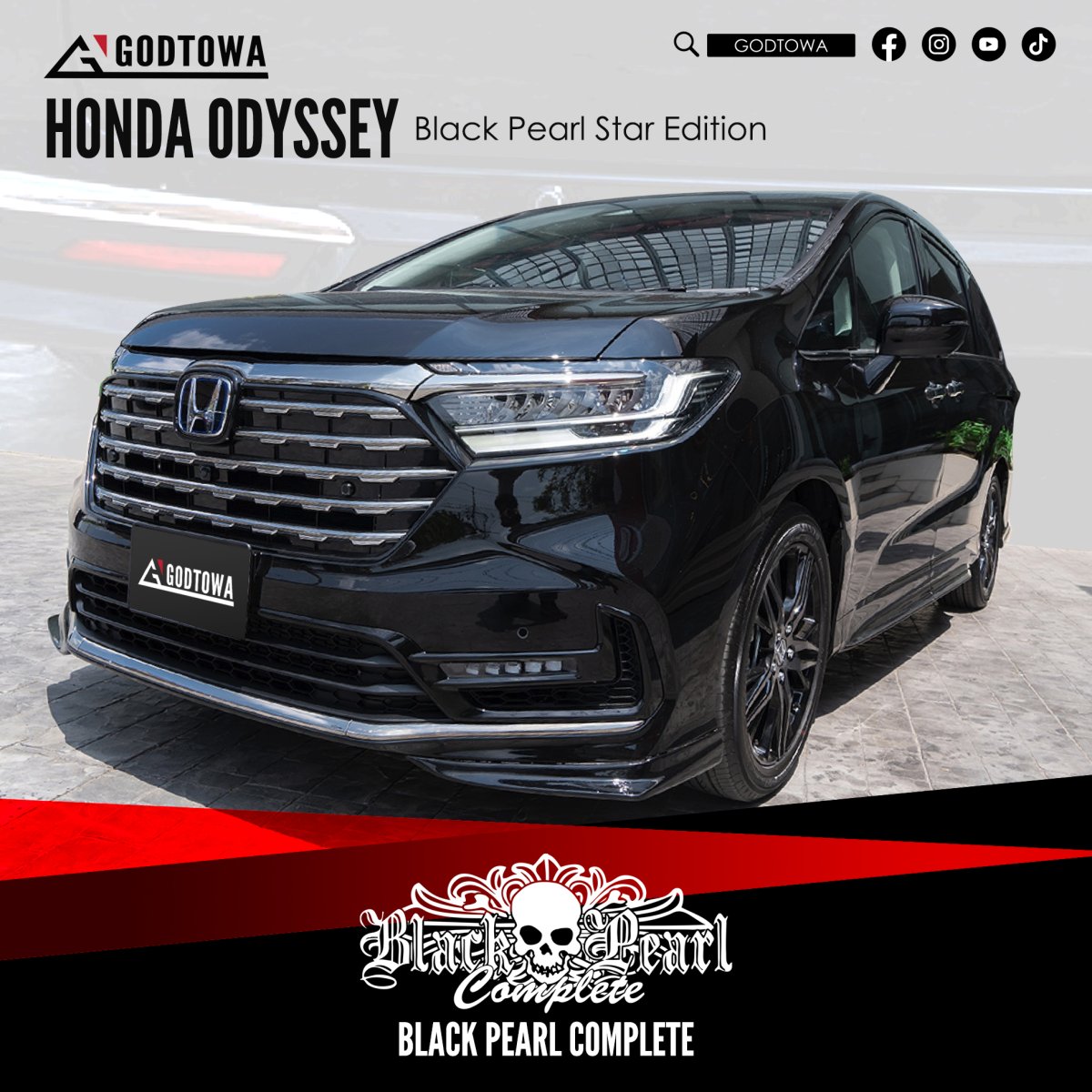 ชุดแต่ง BLACK PEARL COMPLETE MINI GALAXI ชุดแต่ง alphard ปี 2018-2022 ALPHARD BODY KITS ชุดแต่ง ...