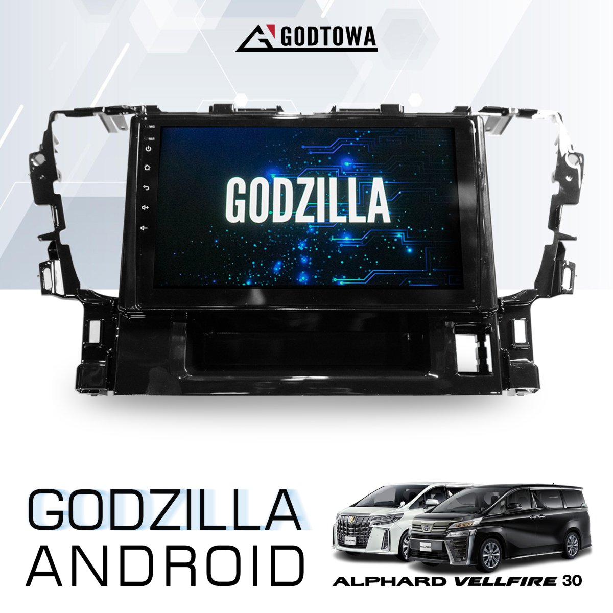 GODZILLA ANDROID จอแอนดรอยด์อัพเกรดฟังก์ชั่น สำหรับรถยนต์ ALPHARD ...