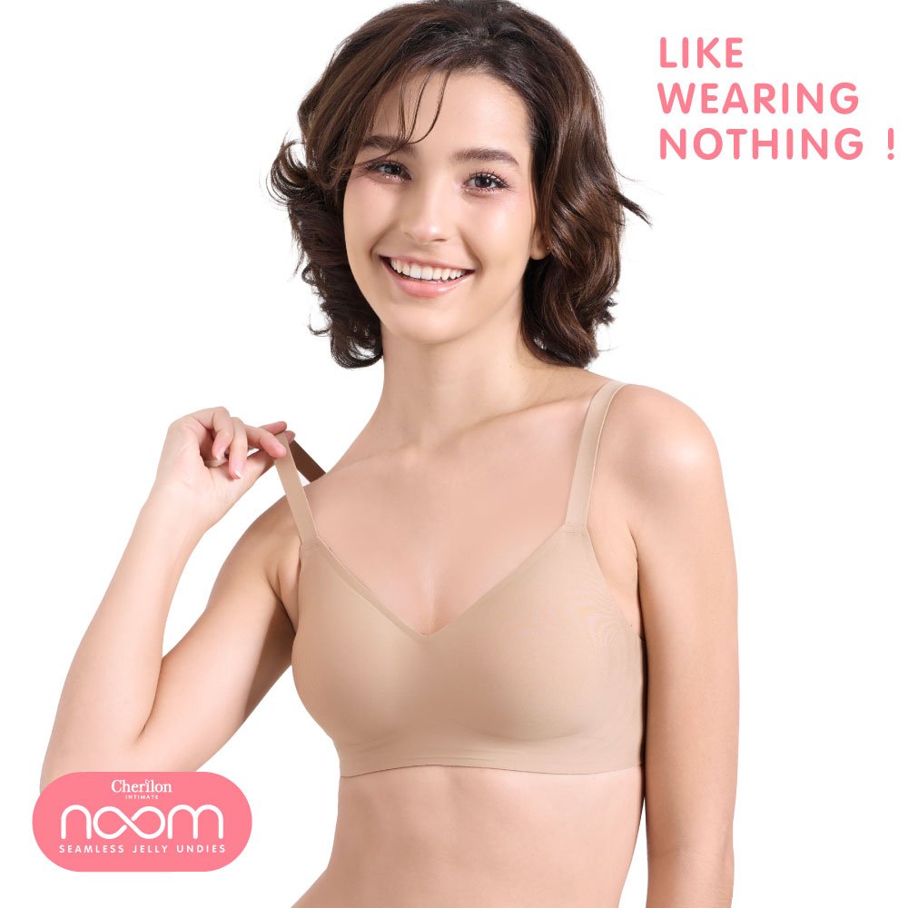 บราไร้ขอบ คอลเลคชั่น นุ่ม "NOOM Collection" สีแทน