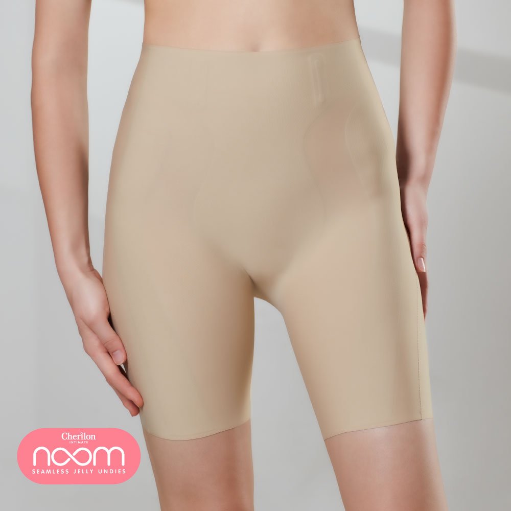 กางเกงกระชับสัดส่วน ไร้ขอบ NOOM Collection สีเนื้อ - cherilon
