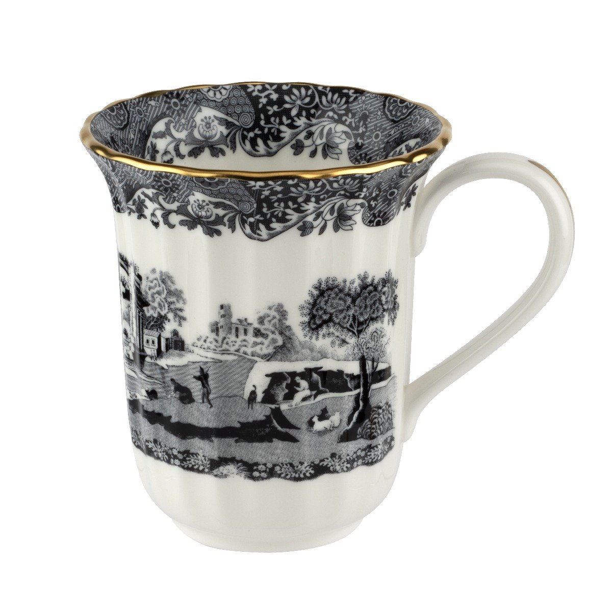 Spode Black Italian 250th Anniversary Mug