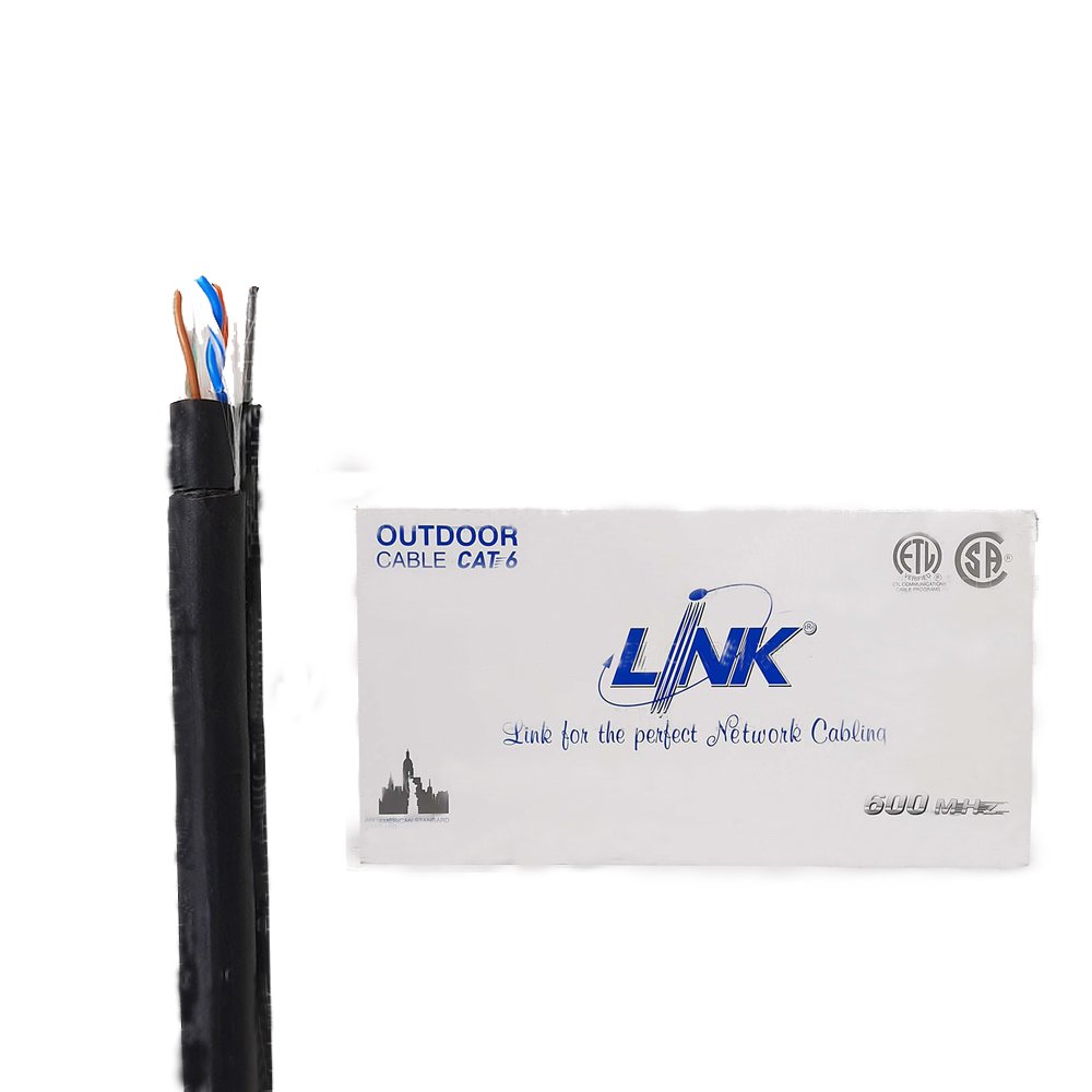 สายแลน CAT6 US-9106MD UTP OUTDOOR มีสายสะพาน