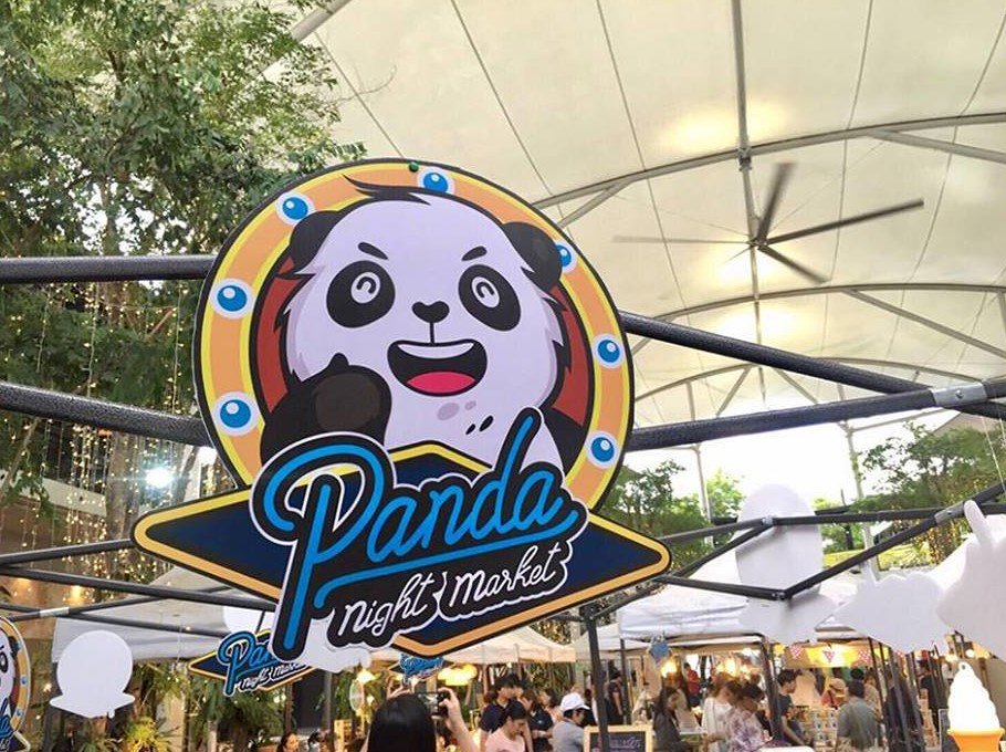 "Panda Night Market" CI & Mascot Design