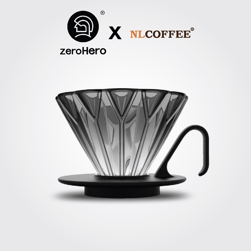 zeroHero กรวยดริปชงกาแฟ glass dripper ทนความร้อน แข็งแรง