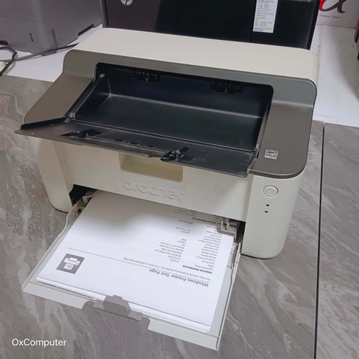 Brother HL-1110 มือสอง +หมึกใหม่ พร้อมใช้งาน