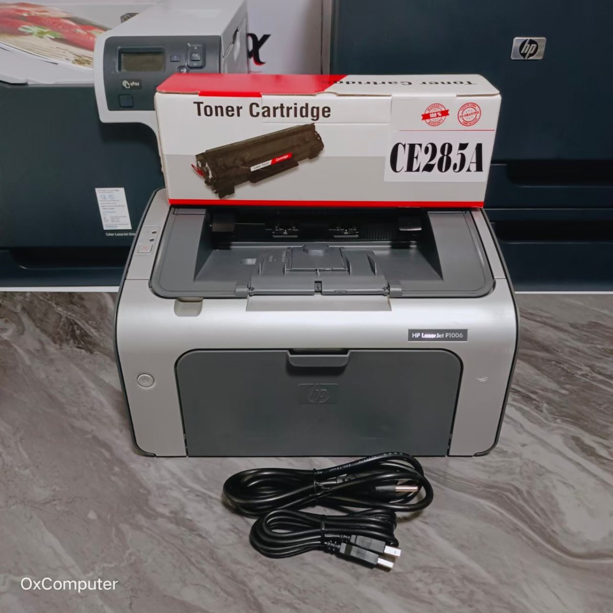 เครื่องปริ้นเลเซอร์ที่ทนและใช้หมึก CB435A ของ HP P1006