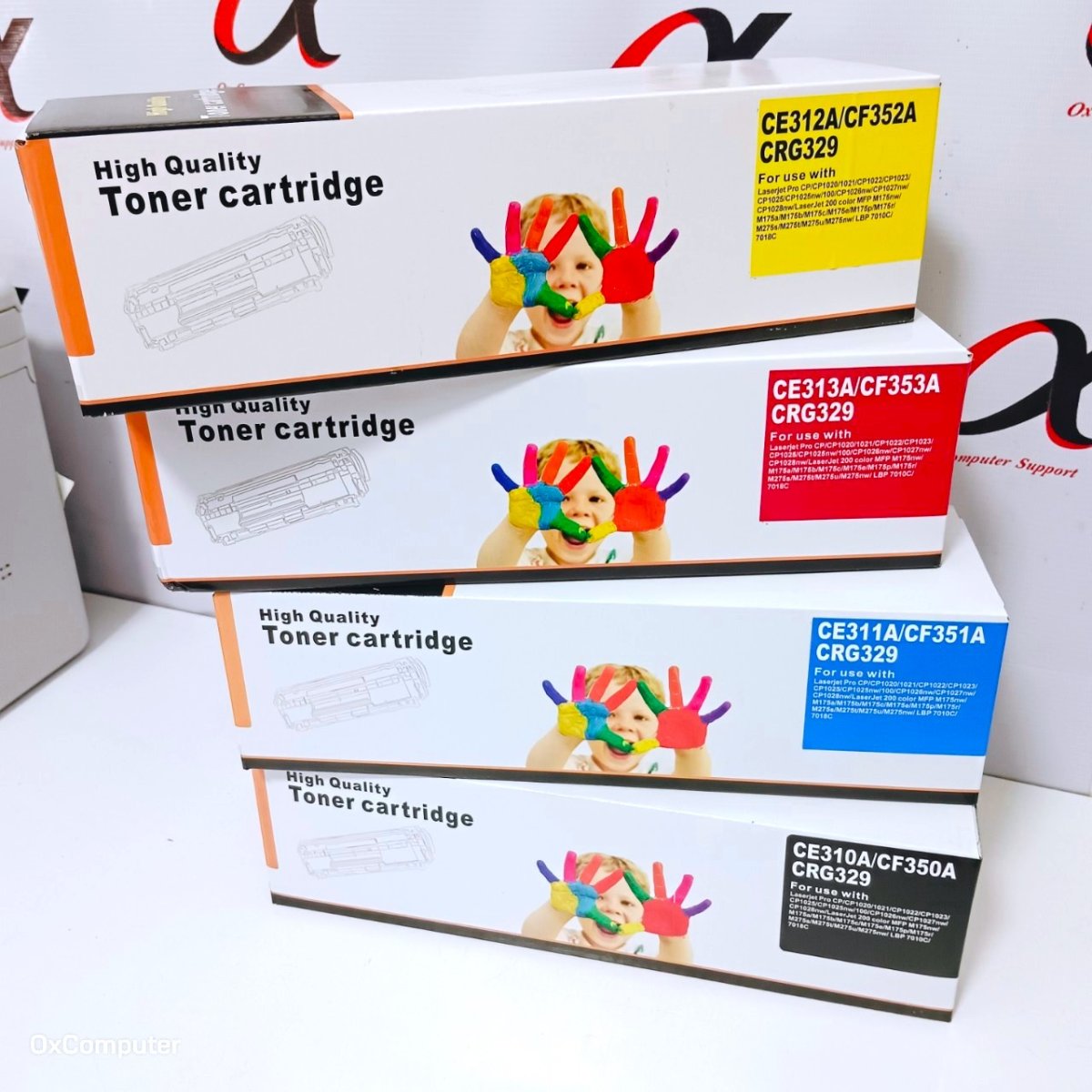 Toner HP 130A/CF350A, CF351A, CF352A, CF353A (เทียบเท่า) รองรับ MFP ...