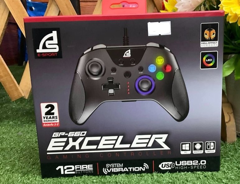 SIGNO GP-660 จอยเกมส์ จอยเกมมิ่งส์ E-Sport Gaming Controller EXCELERสาย ...