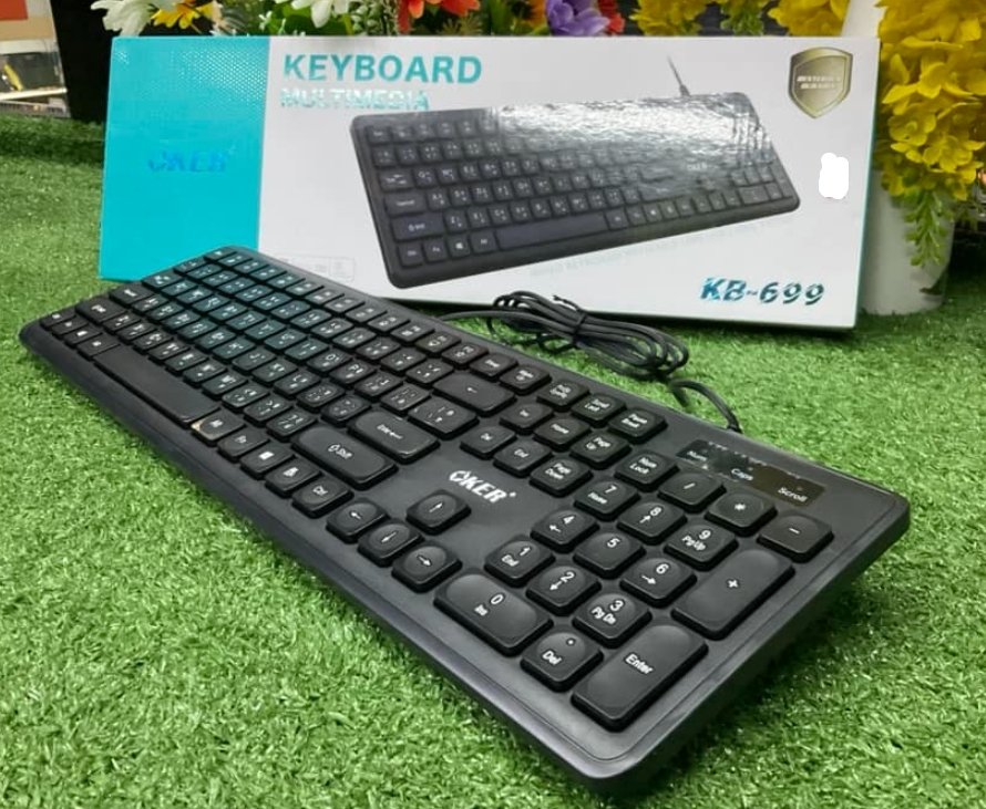 KEYBOARD OKER KB-699 USB BLACK Key Switch Silicone key switches จำนวน ...
