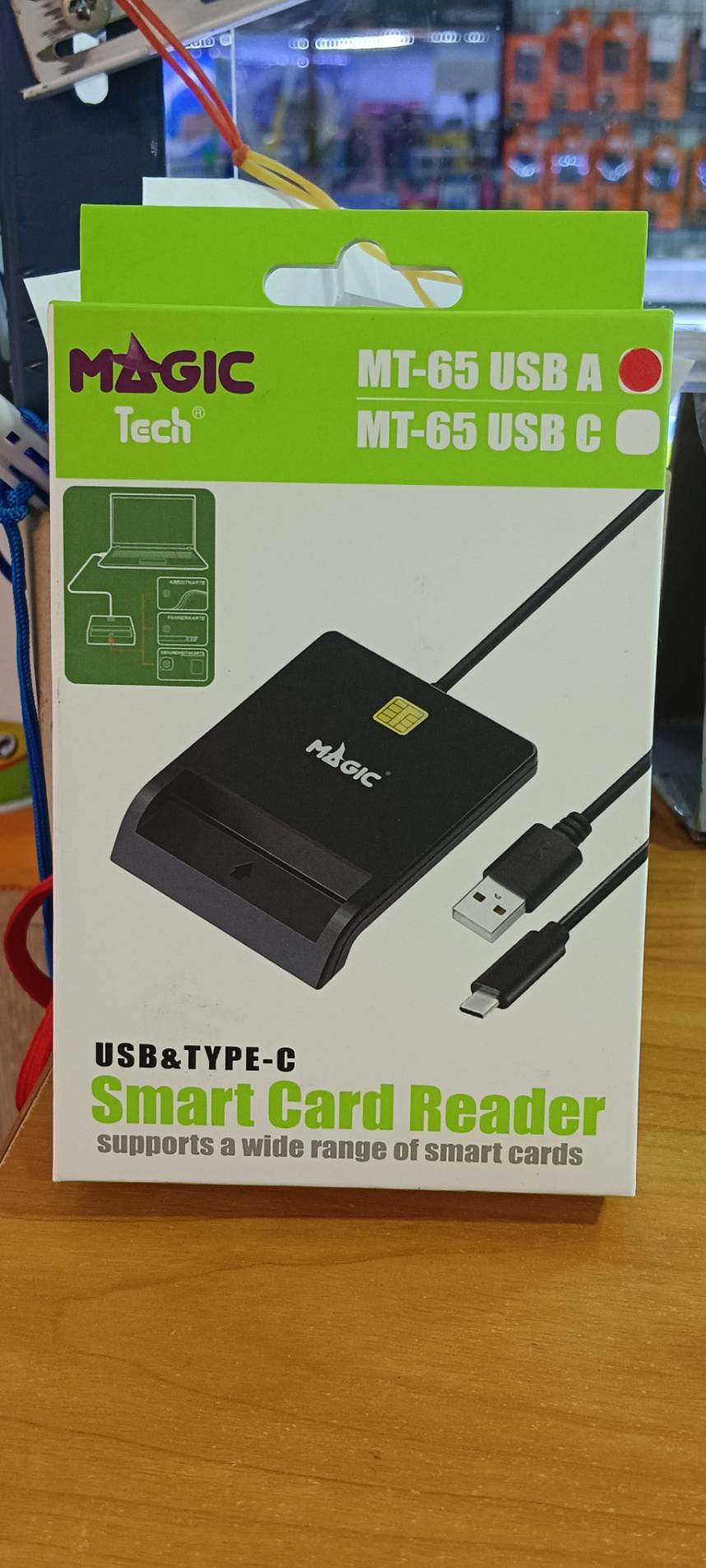 Smart Card Reader MAGIC TECH MT65 อ่านบัตรประจําตัวประชาชนแบบ ...