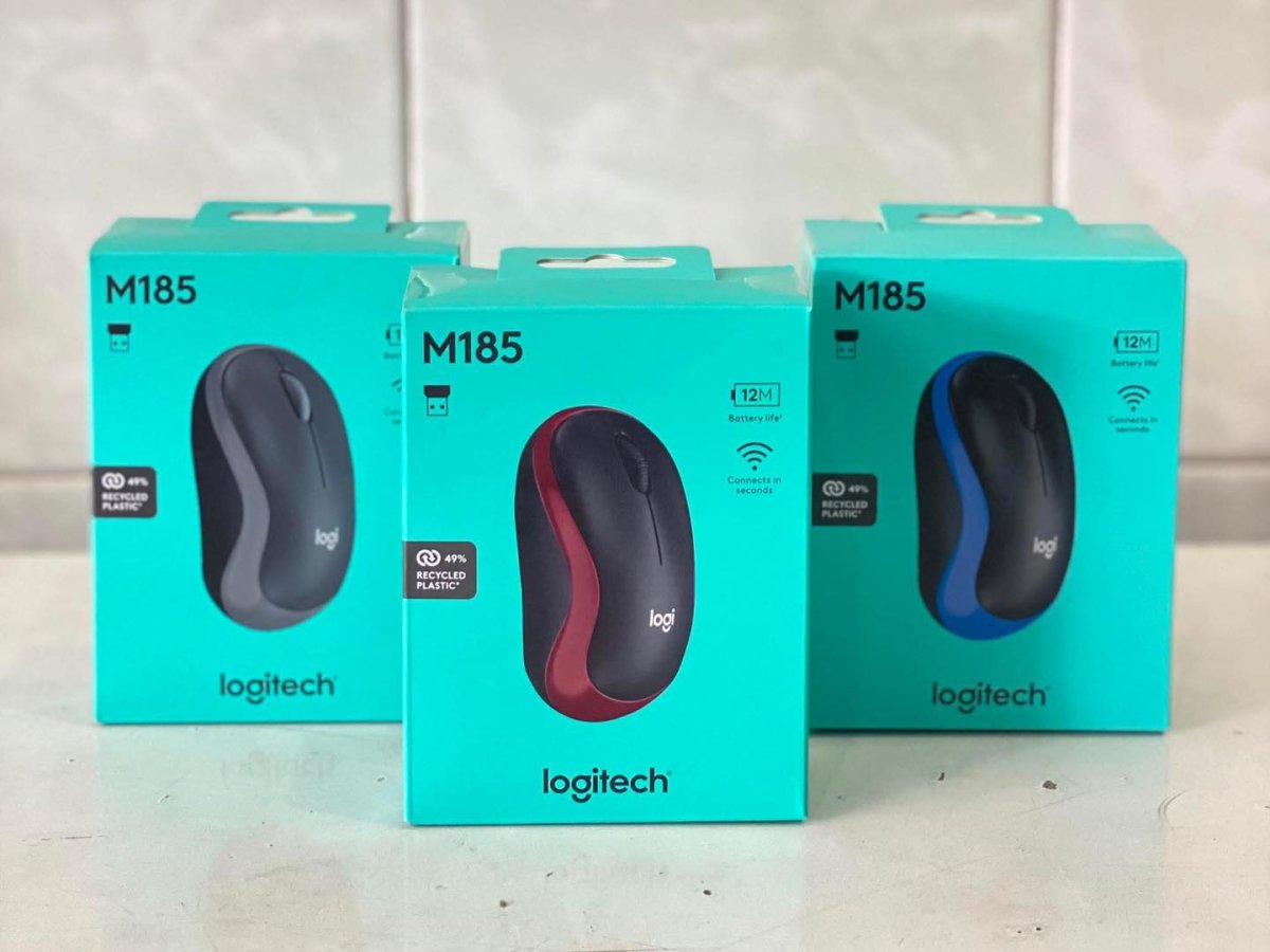 Logitech Mouse Wireless รุ่น M185 ของแท้ รับประกันศูนย์ 3 ปี เมาส์ไร้ ...
