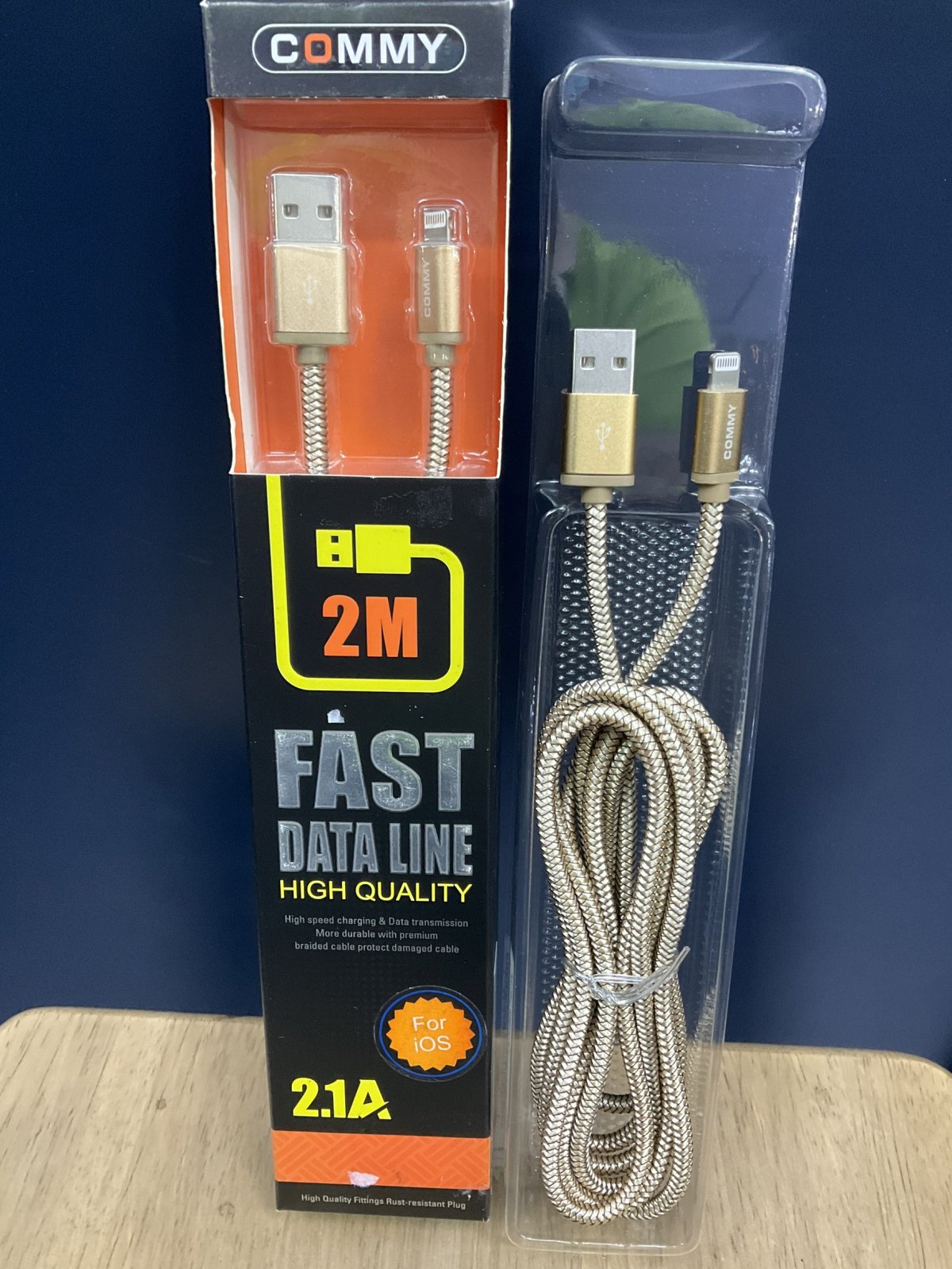 สายชาร์จ COMMY 2M Fast Data Line DATA CABLE NYLON 2M Micro และ ...