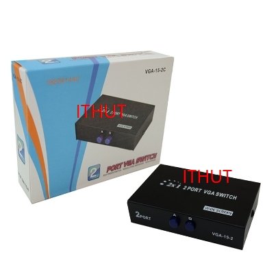 กล่องแยกจอ VGA-15-2C เข้า 2 ออก 1 - ithutstore