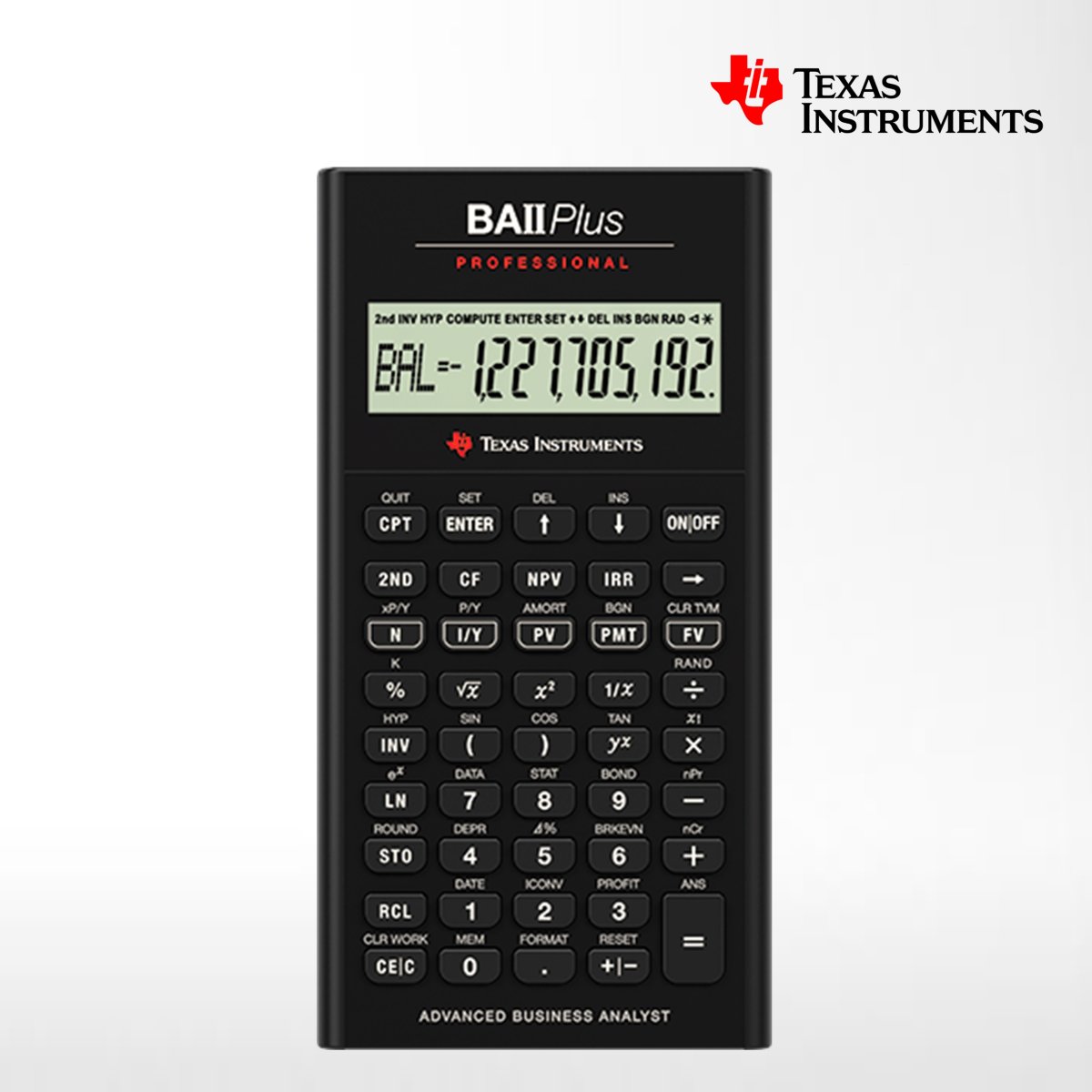 BA II Plus Pro | Financial Calculators | Texas Instruments - opentech