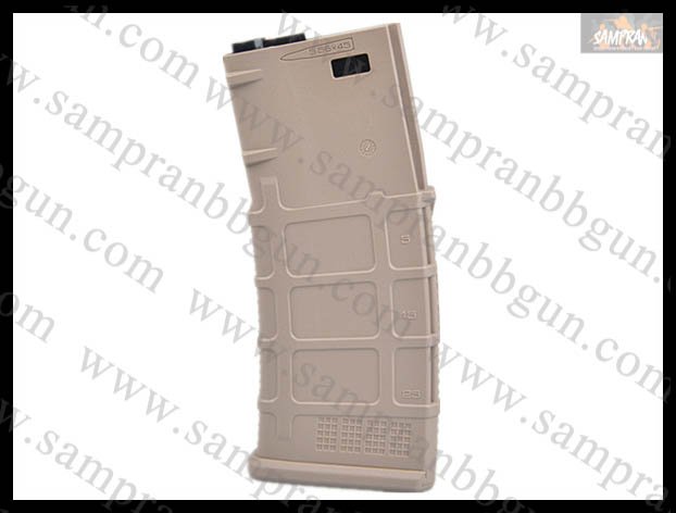 PMAG M4 แม๊กสแตนด์-120นัด สีทราย - sampranbbgun