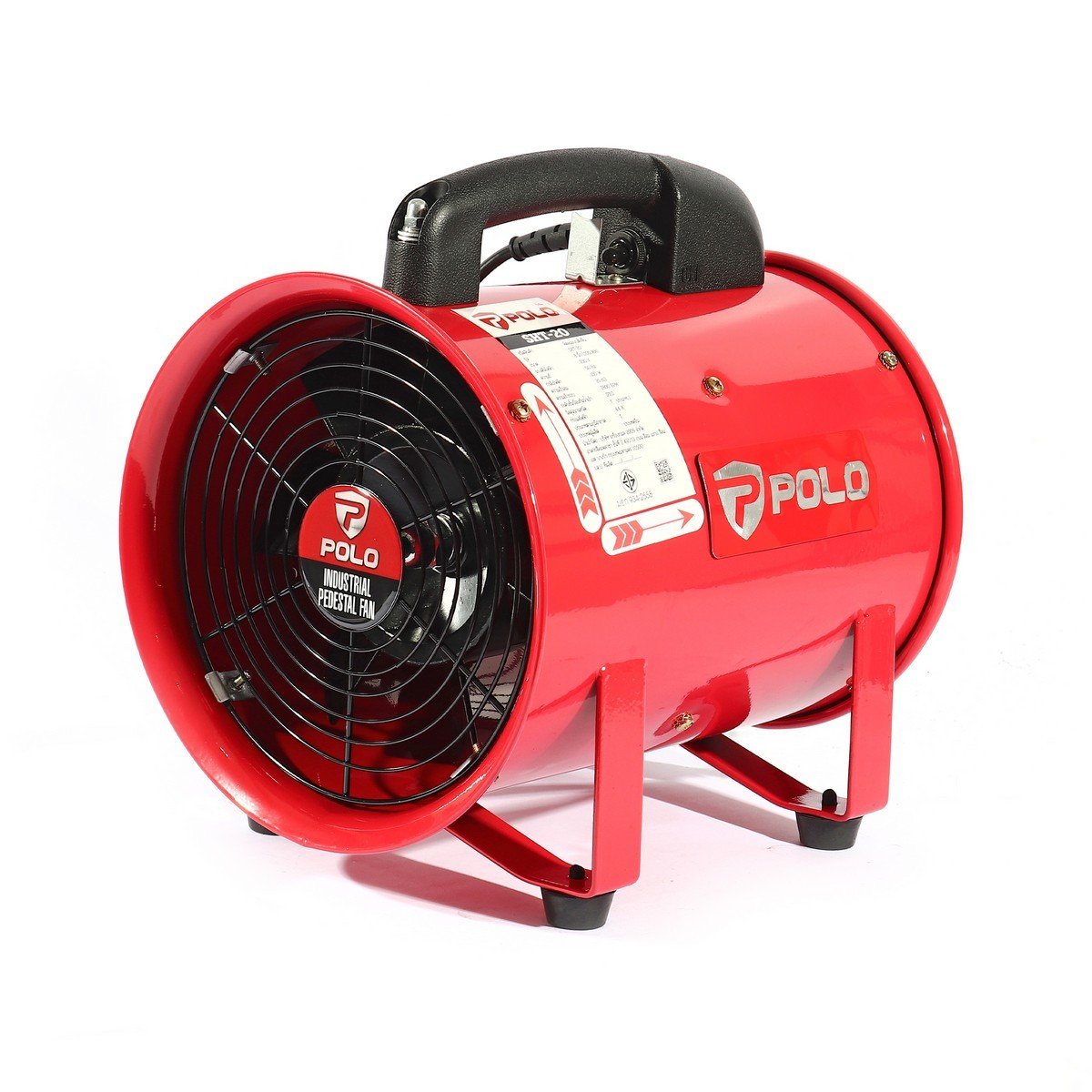 พัดลมดูดเป่า 8นิ้ว POLO รุ่น SHT-20 พัดลมอุตสาหกรรม - bawornpat