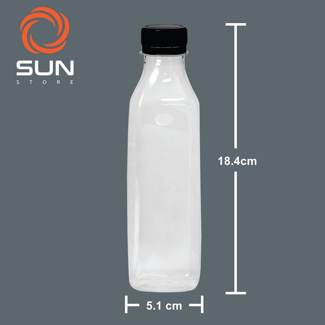 ขวด PET ทรงแปดเหลี่ยม ขนาด 200cc | 250cc | 300cc | 350cc